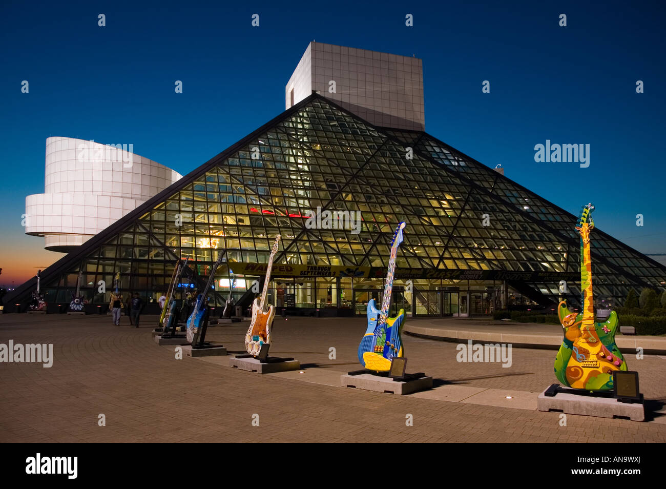 Rock and Roll Hall of Fame, Cleveland Ohio, USA Stock Photo - Alamy