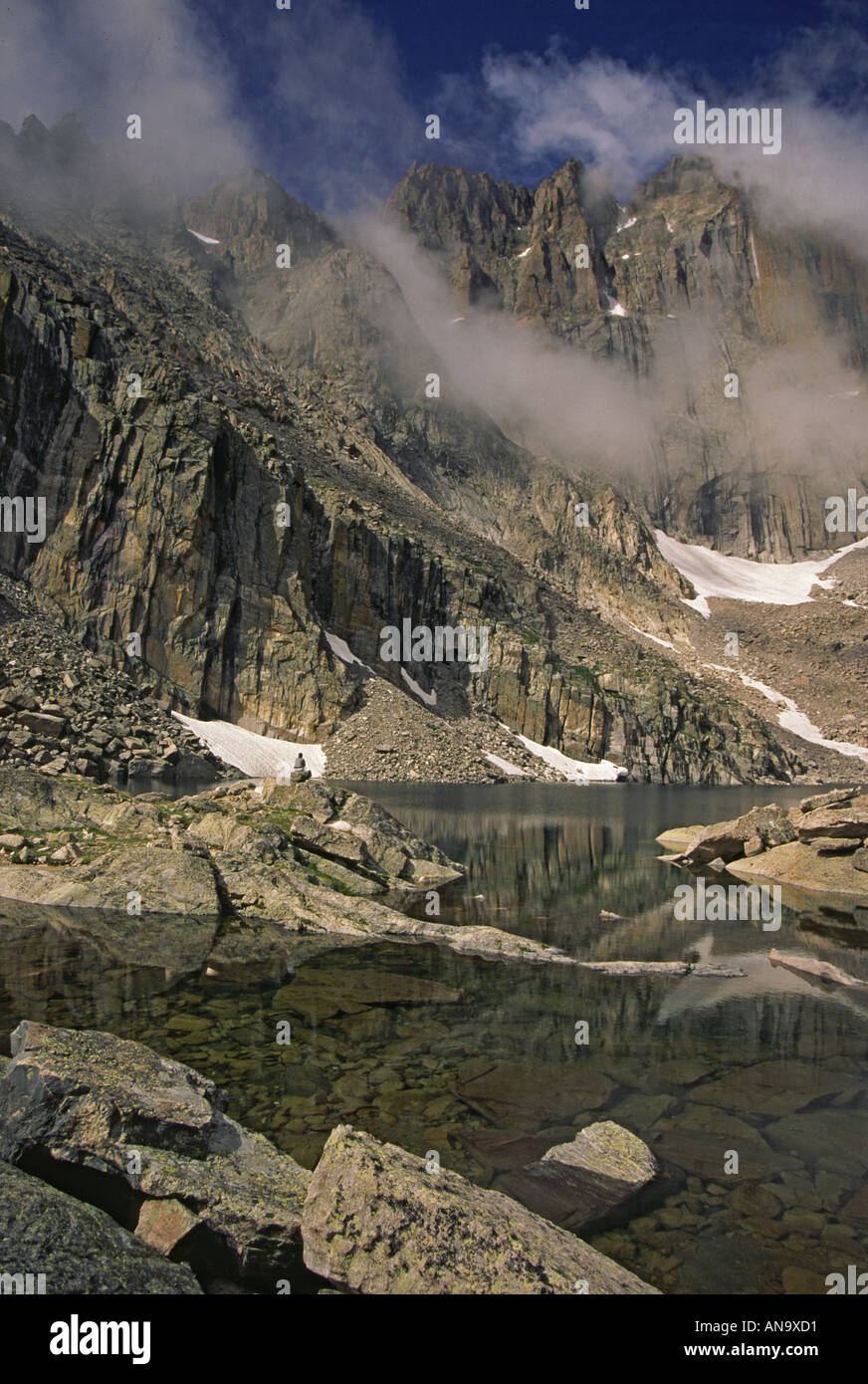 Chasm lake rocky hi-res stock photography and images - Alamy