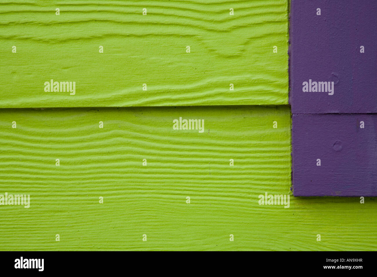 Colorful abstract view of siding on a building Stock Photo - Alamy