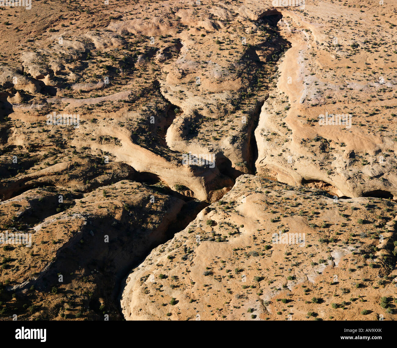 Aerial landscape of Arizona desert Stock Photo - Alamy