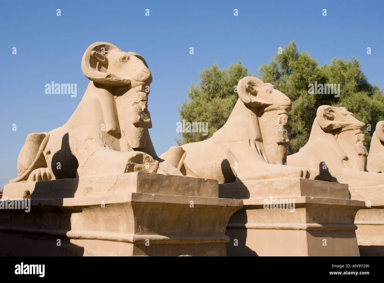 Karnak temple egypt reconstruction hi-res stock photography and images ...