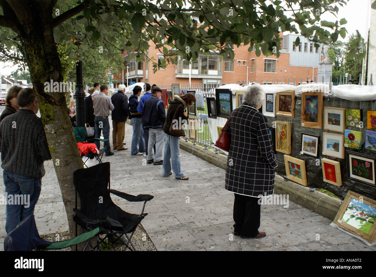 Outdoor Art Exhibition Stock Photo - Alamy