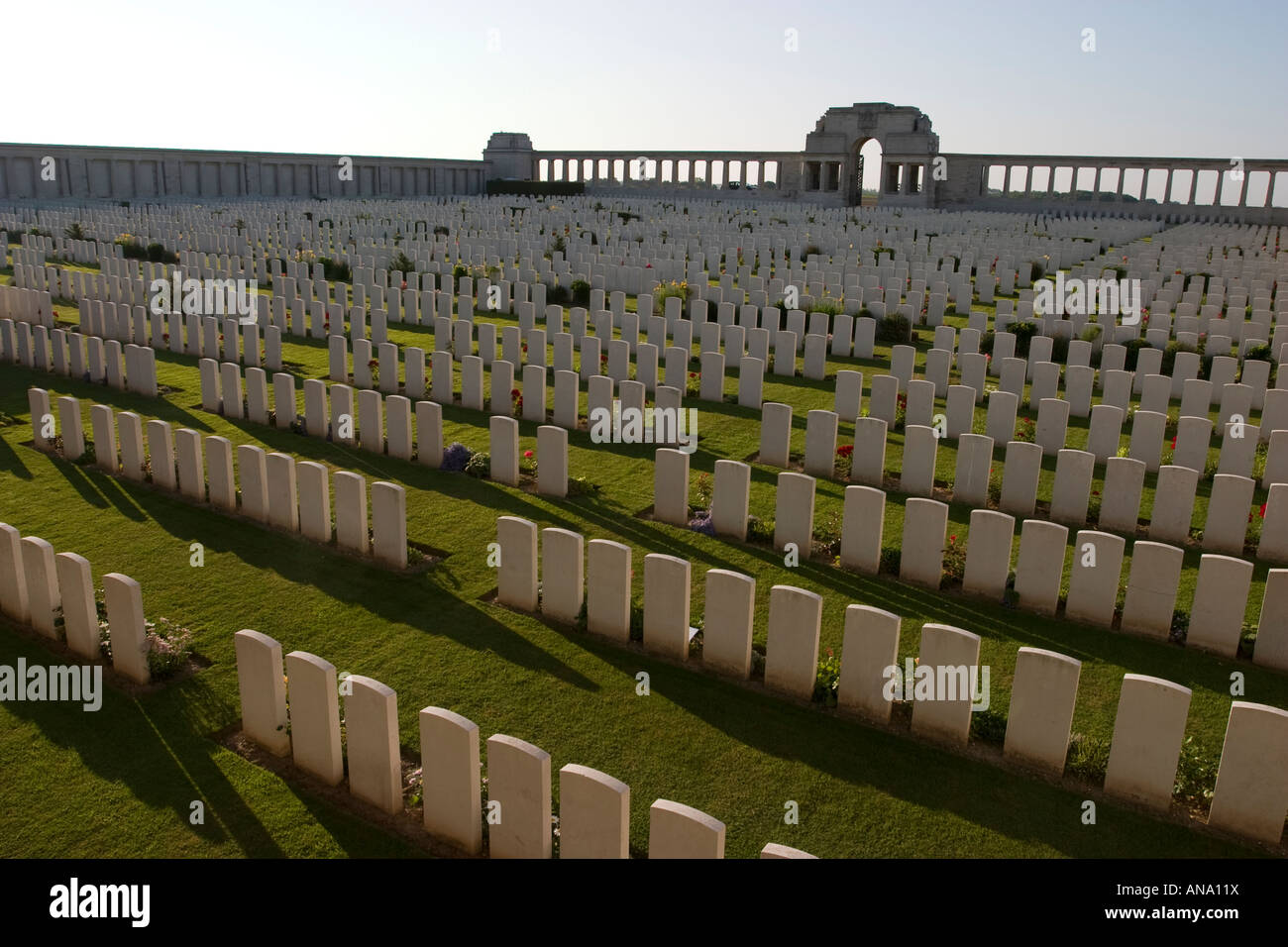 Pozieres British WW1 Cemetery The Somme Picardy France Stock Photo - Alamy