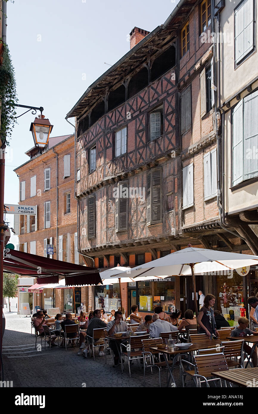 Dwellings in the ancient city, Albi, France Stock Photo - Alamy