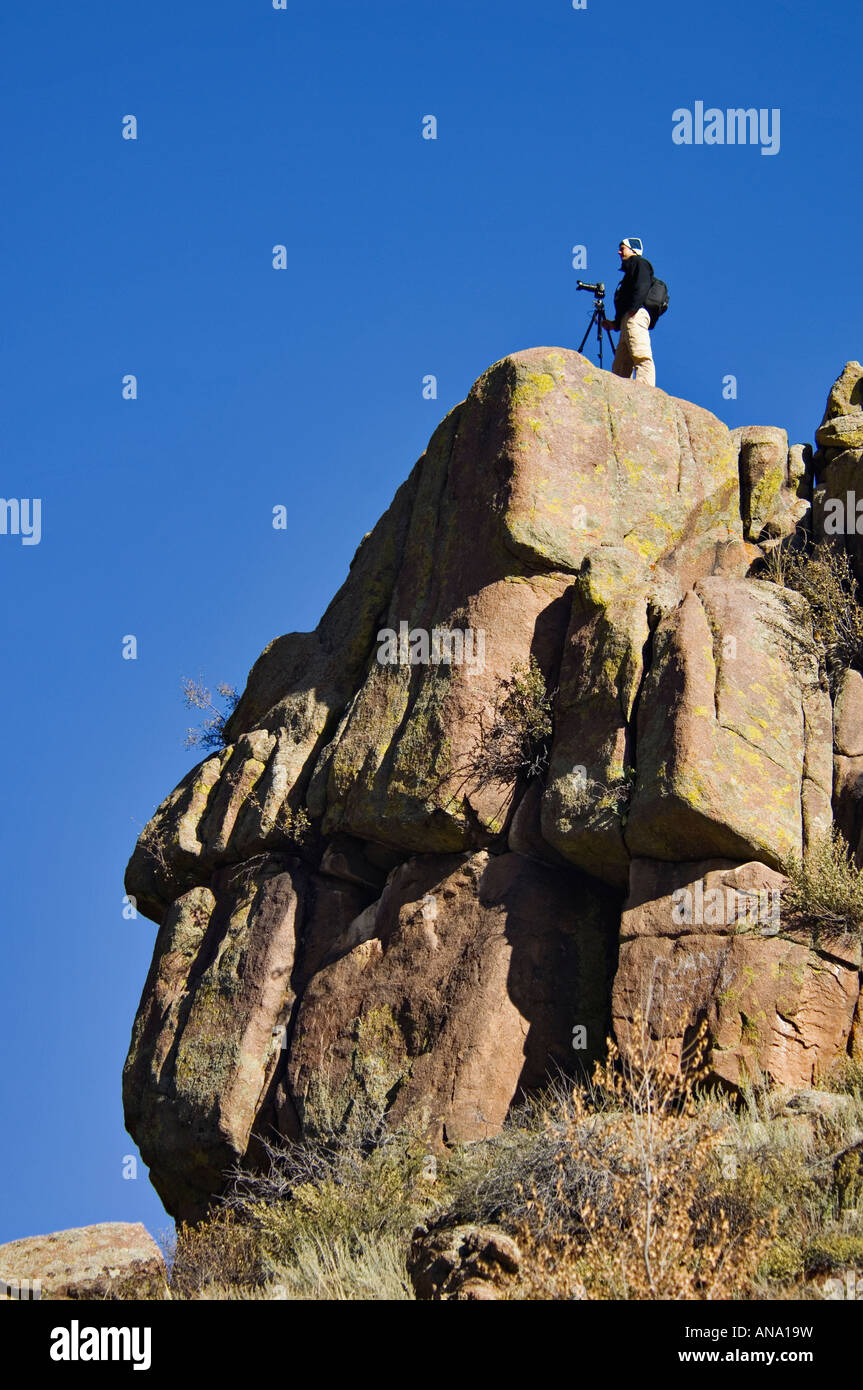 Top of boulder hi-res stock photography and images - Alamy