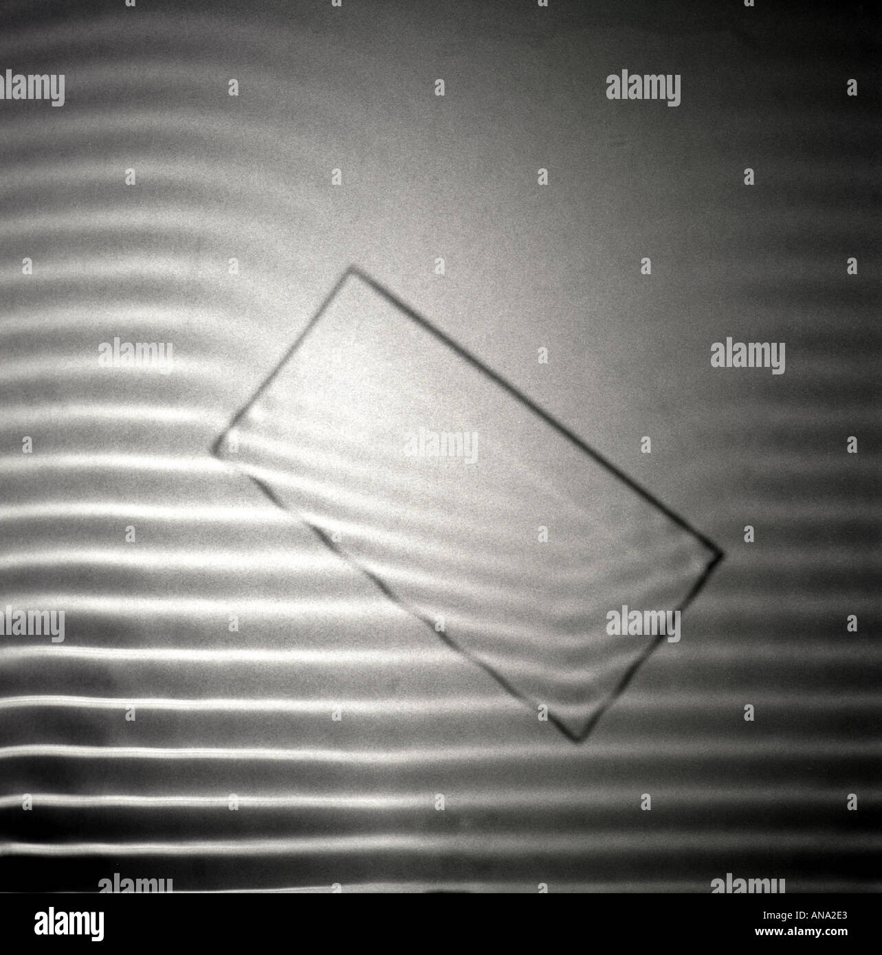 refraction of water waves going from deep to shallow water in a Stock ...