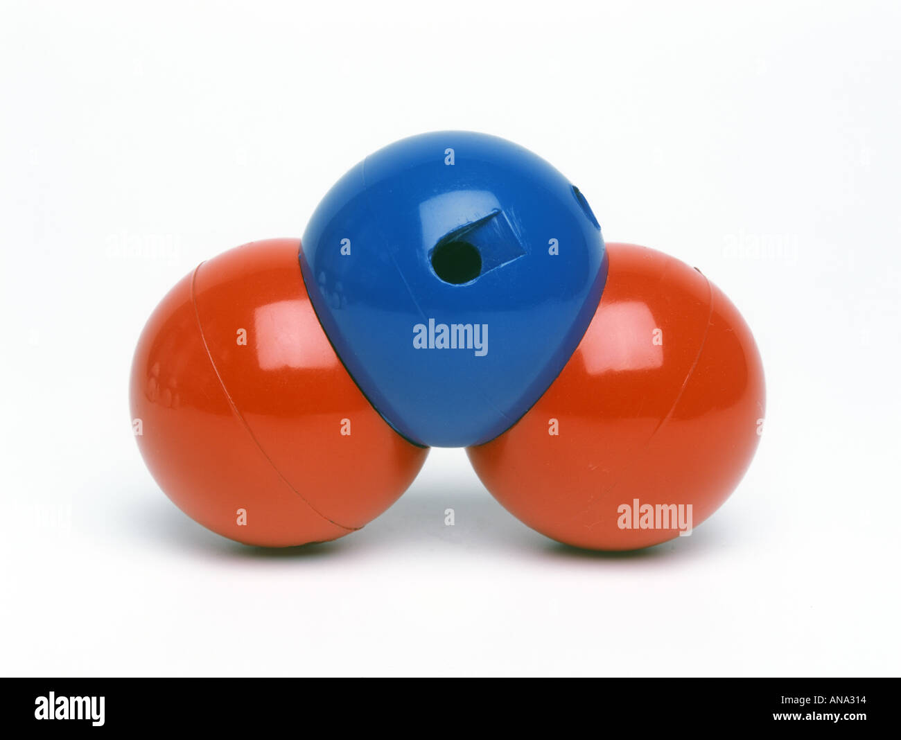 Carbon Dioxide Space Filling Model
