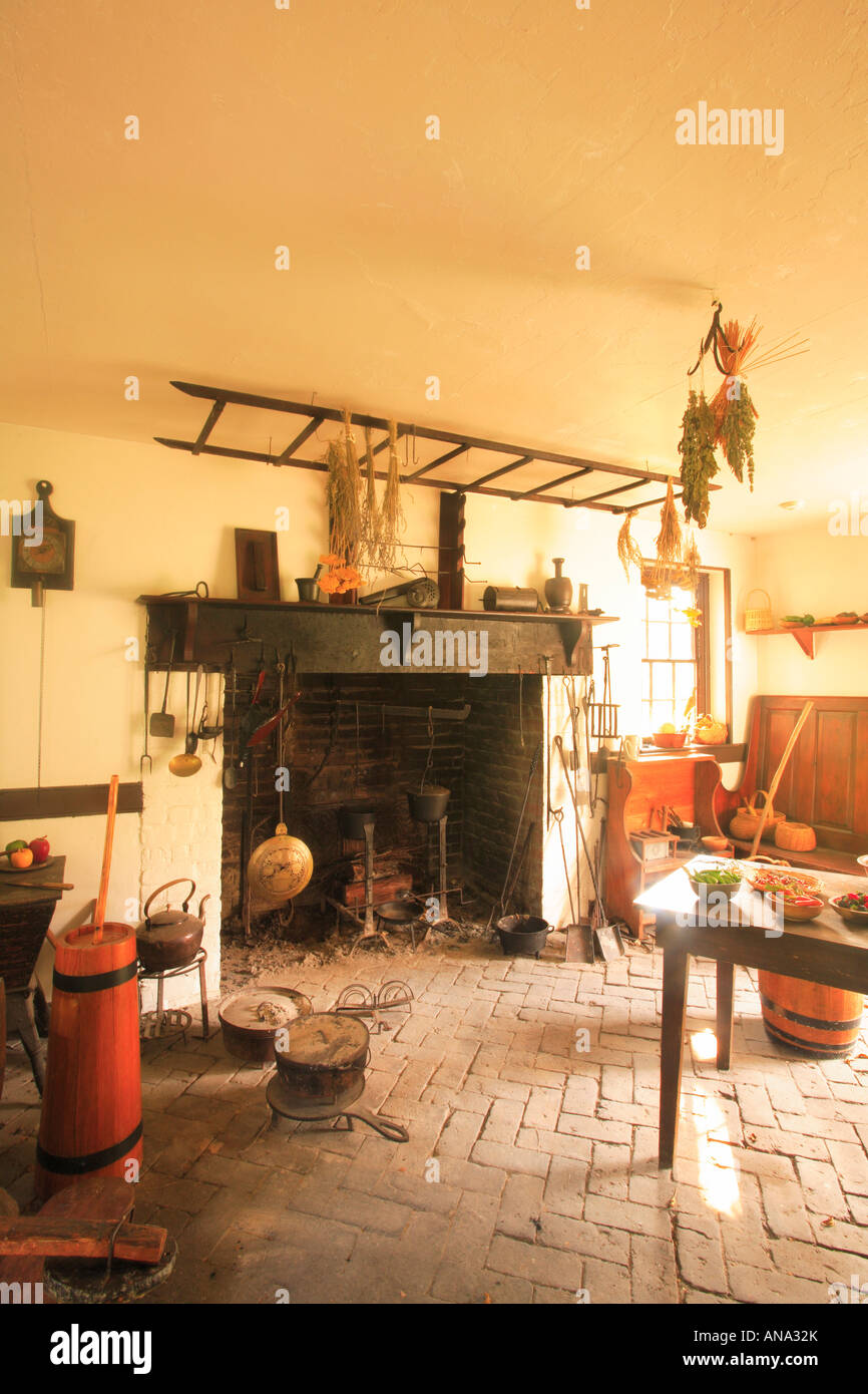 Kitchen, George Washington Birthplace National Monument, Westmoreland ...