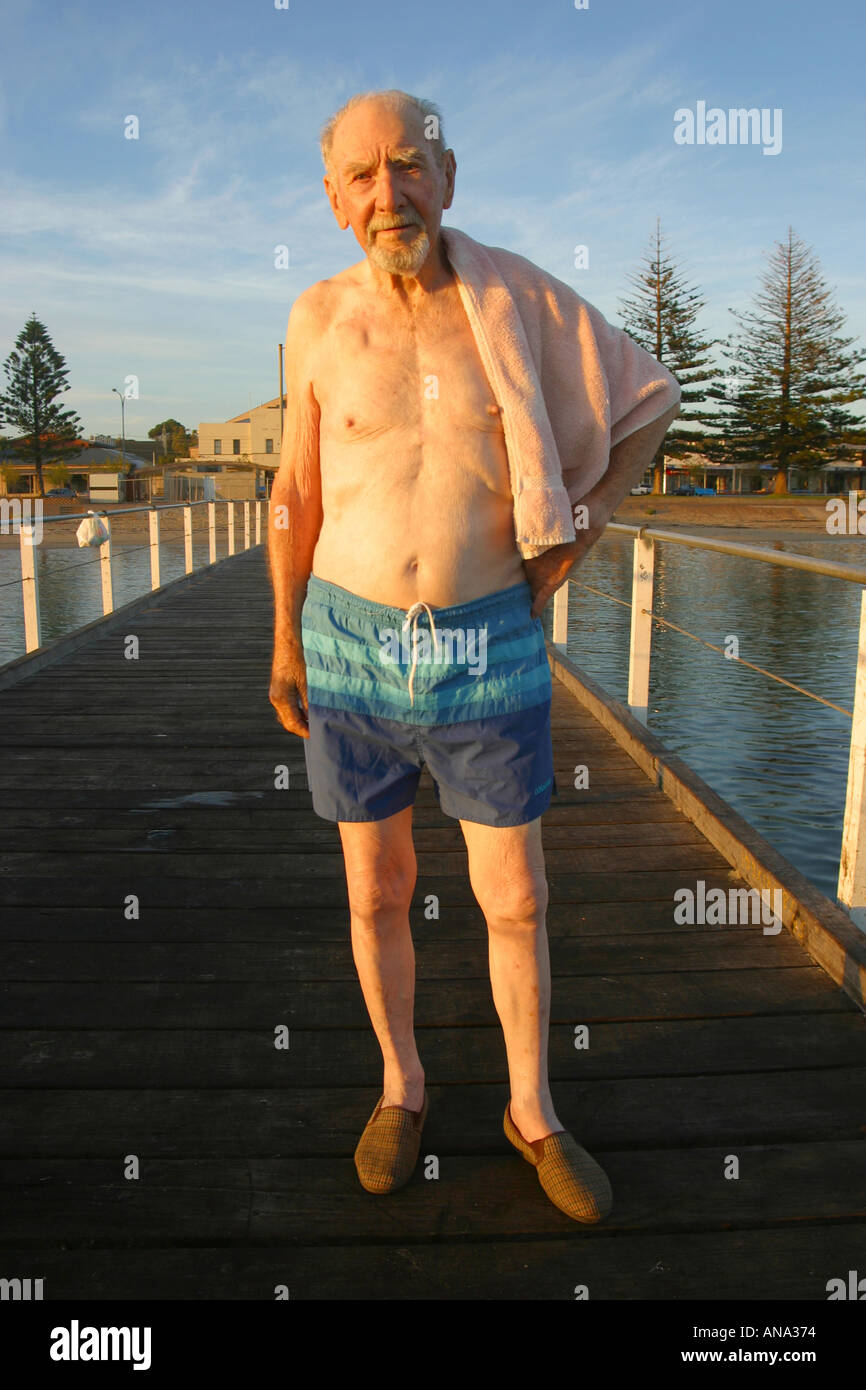 Early morning swim Stock Photo - Alamy