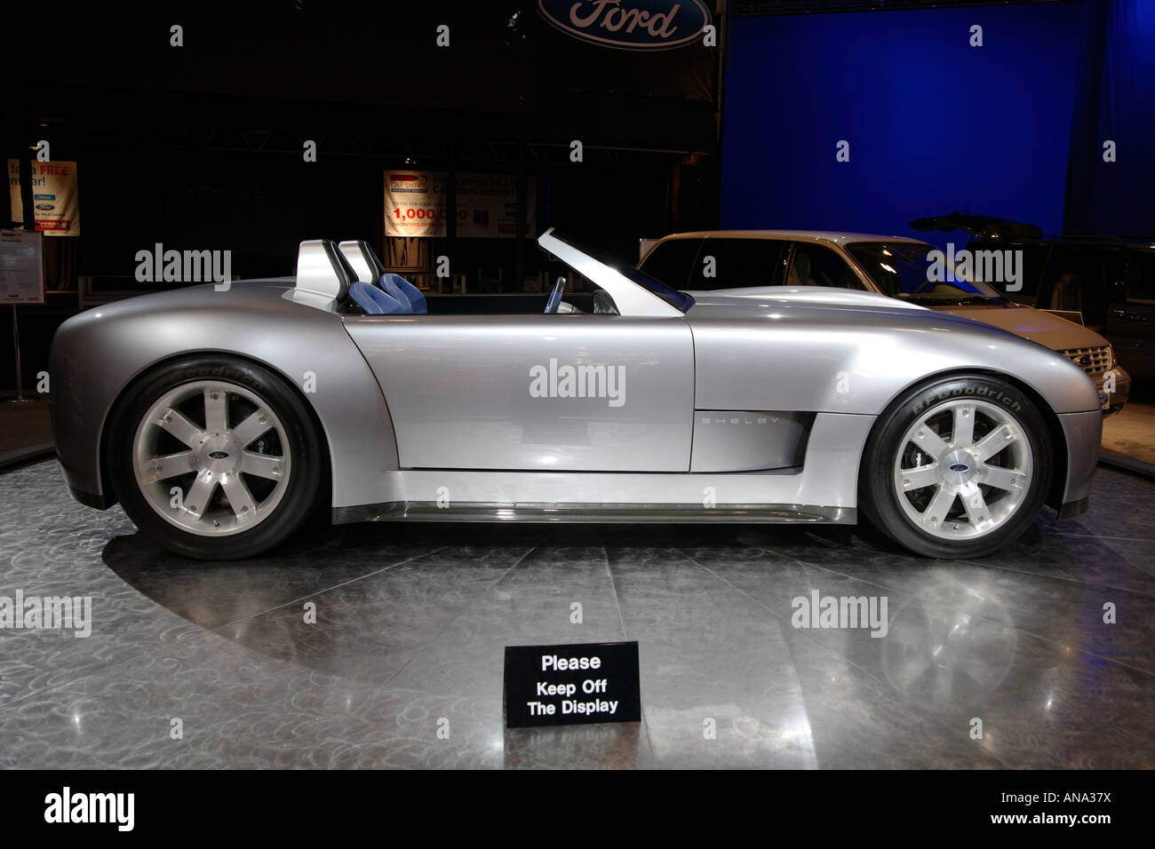 Ford Cobra Shelby concept car, side view; Toronto International ...