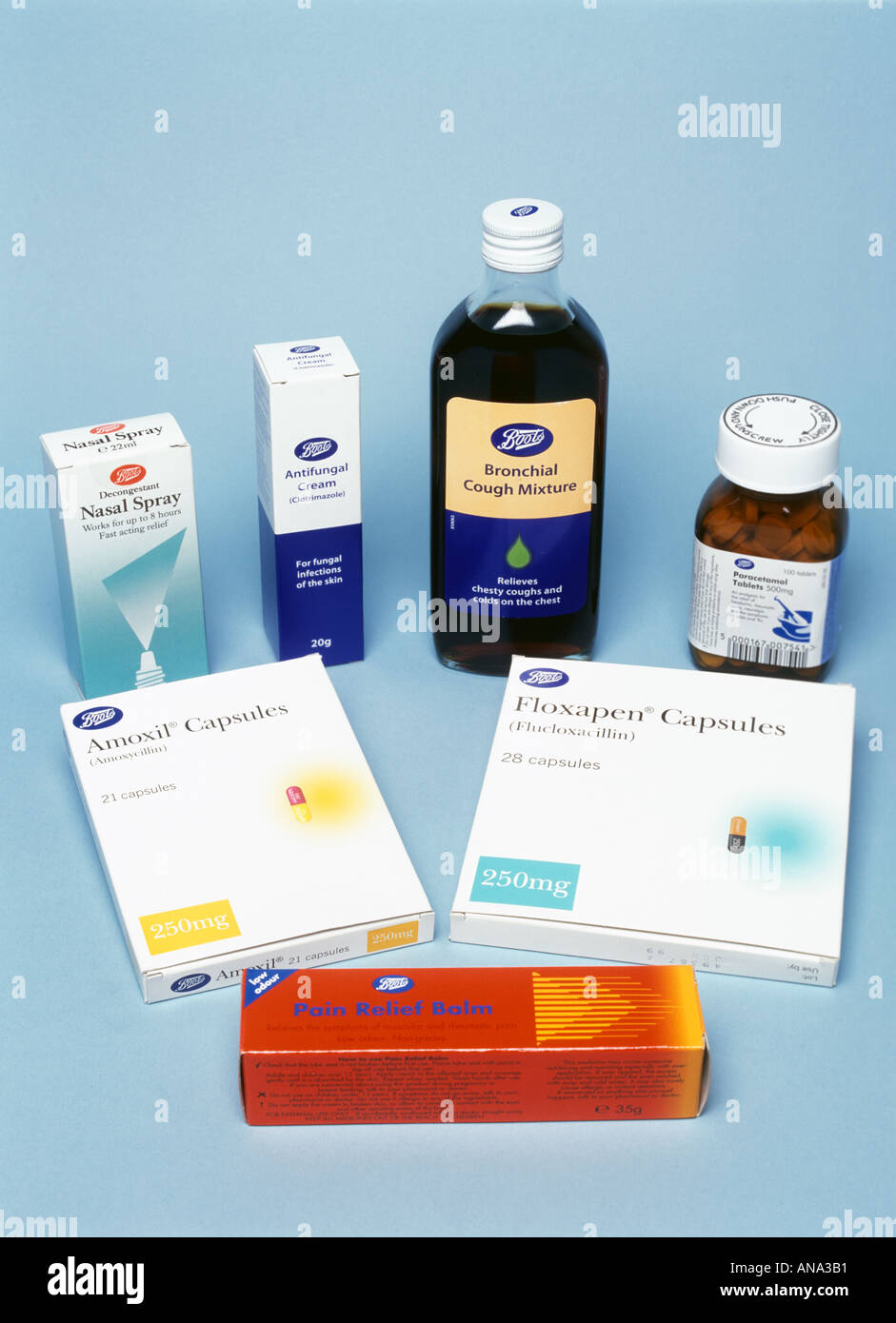 selection of medical products Stock Photo - Alamy