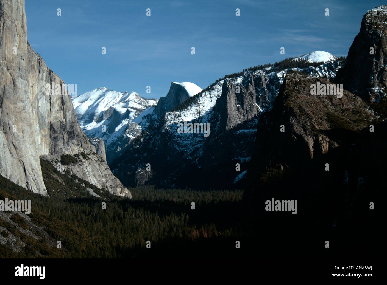 Yosemite Valley, Tunnel View Stock Photo - Alamy