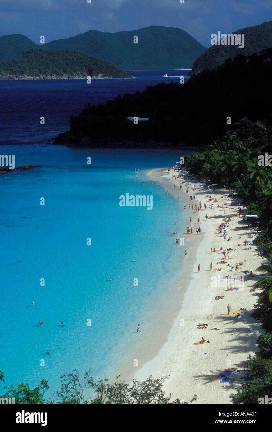 Trunk bay beach st john u s virgin islands hi-res stock photography and ...