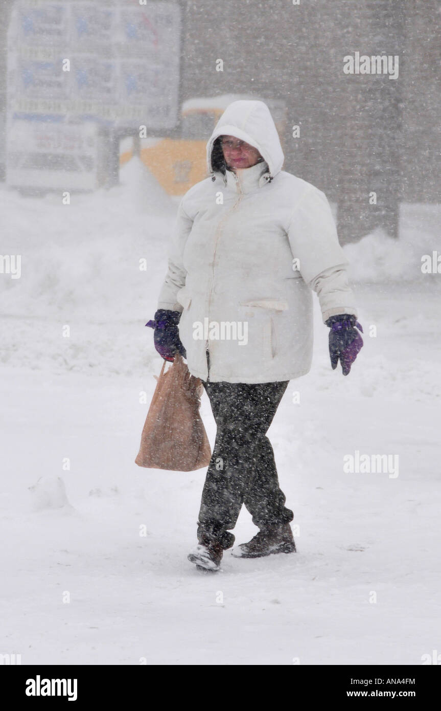 Shopping cart in snow in hi-res stock photography and images - Alamy