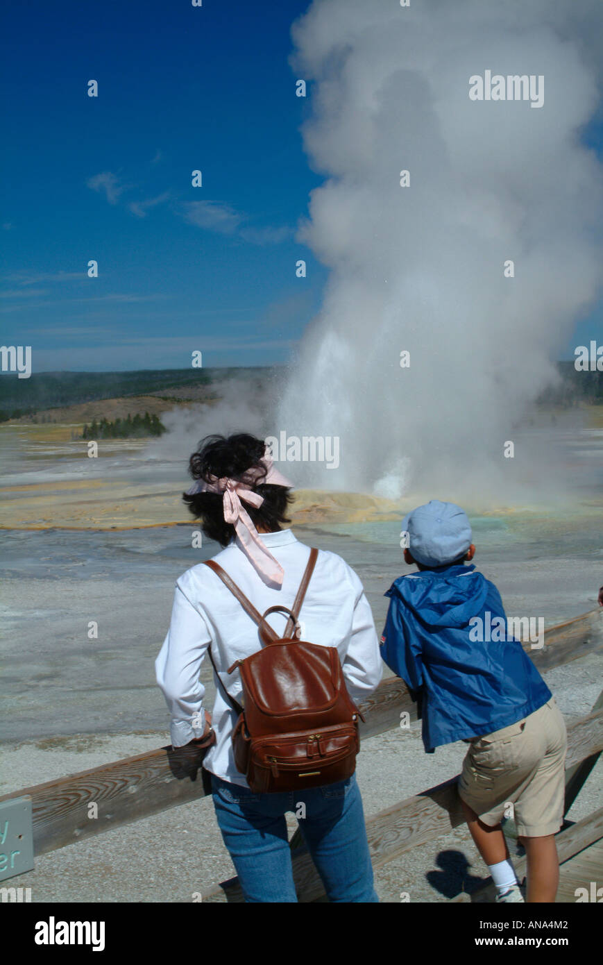 Volcanic tableland yellowstone national park hi-res stock photography ...