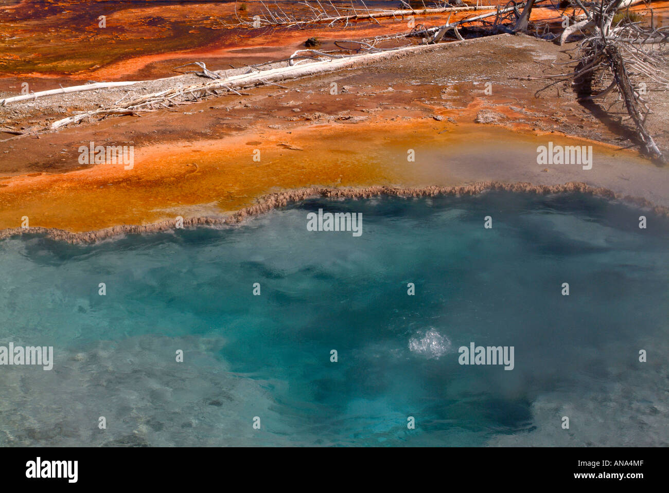 Volcanic tableland yellowstone national park hi-res stock photography ...