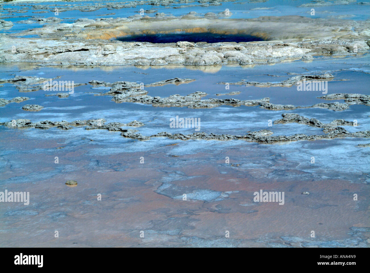 Volcanic tableland yellowstone national park hi-res stock photography ...