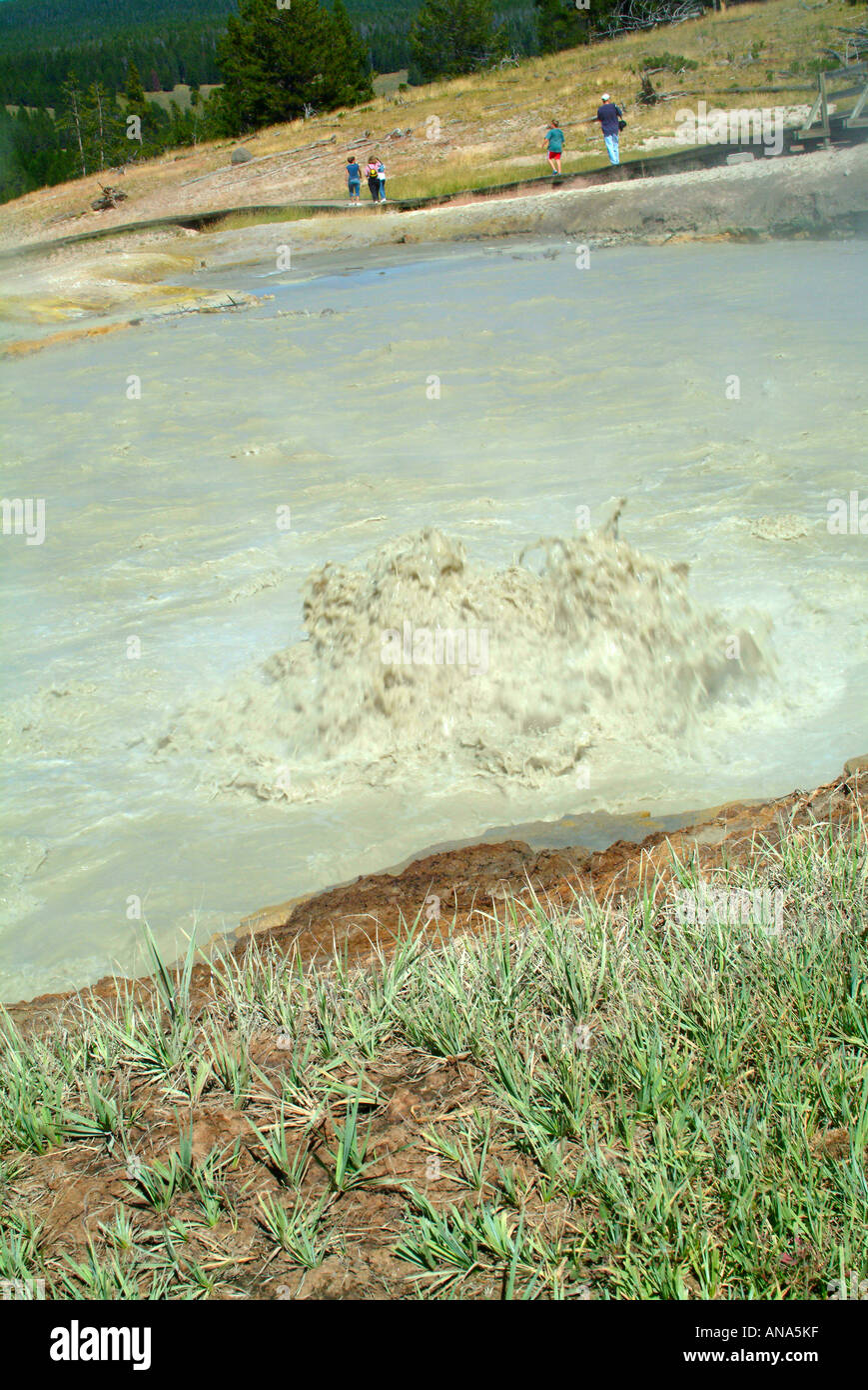Churning caldron yellowstone hi-res stock photography and images - Alamy