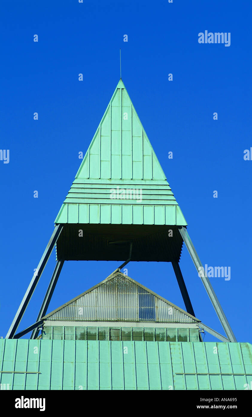 Pyramid like church spire Stock Photo - Alamy