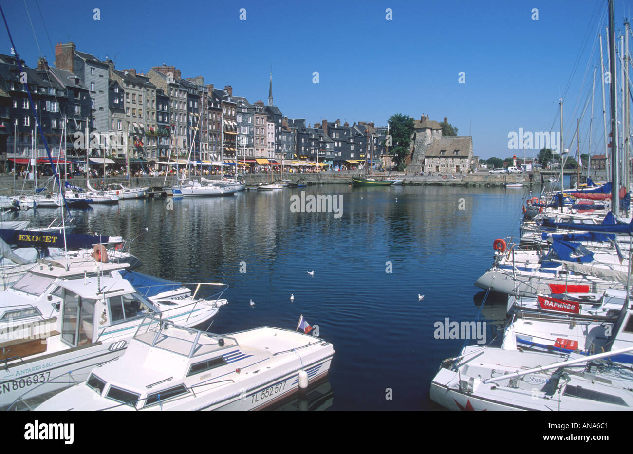 Honfleur Harbour France Stock Photo - Alamy