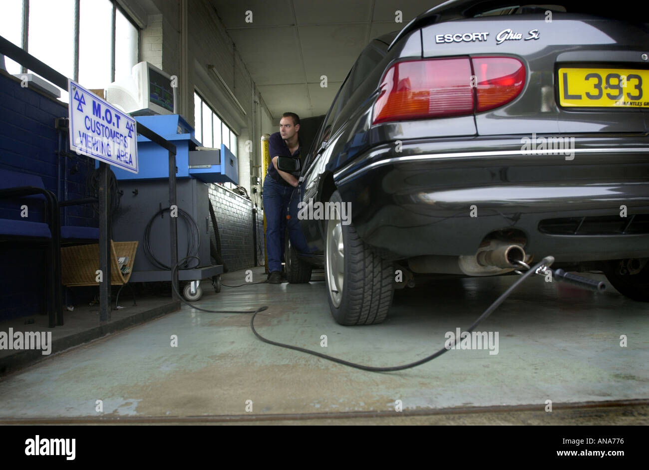 Car emissions test hi-res stock photography and images - Alamy