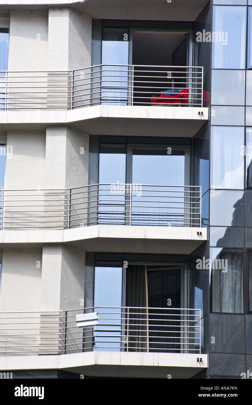 windows with balcony Stock Photo - Alamy