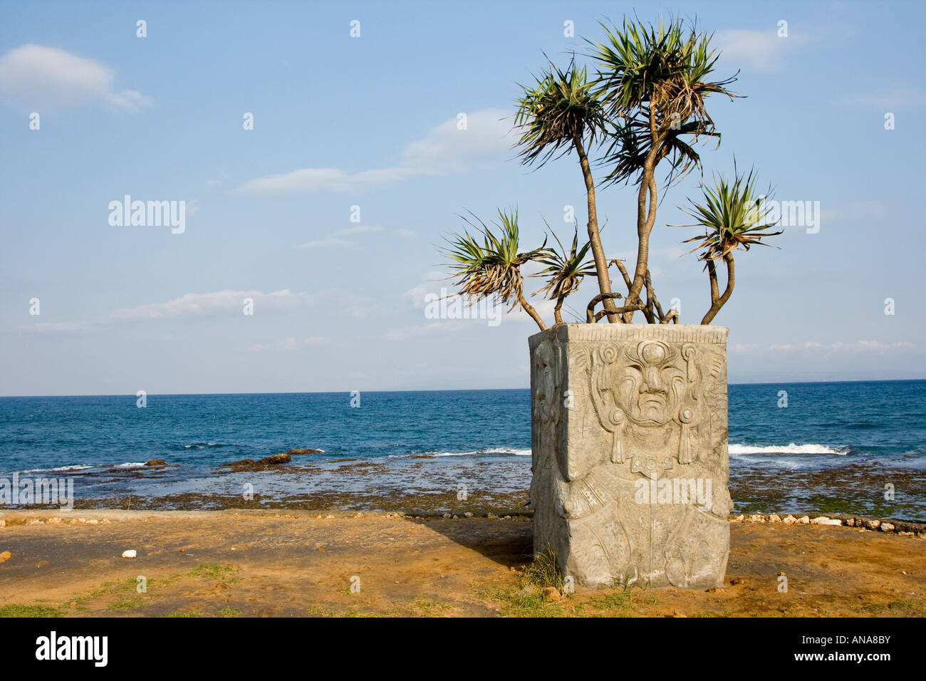 Balinese Beach Scene Bali Indonesia Stock Photo - Alamy