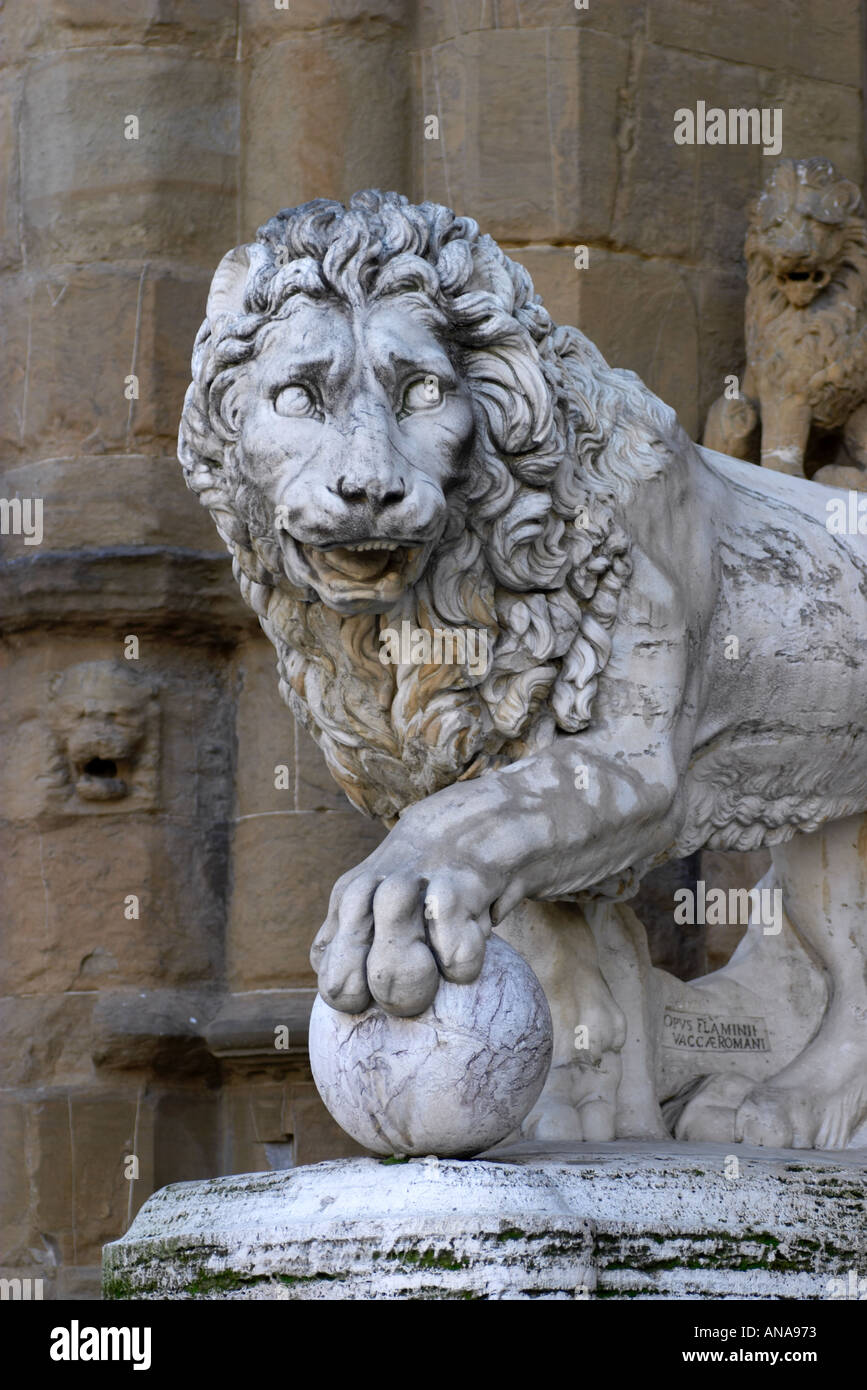Medici lions sculpture High Resolution Stock Photography and Images - Alamy