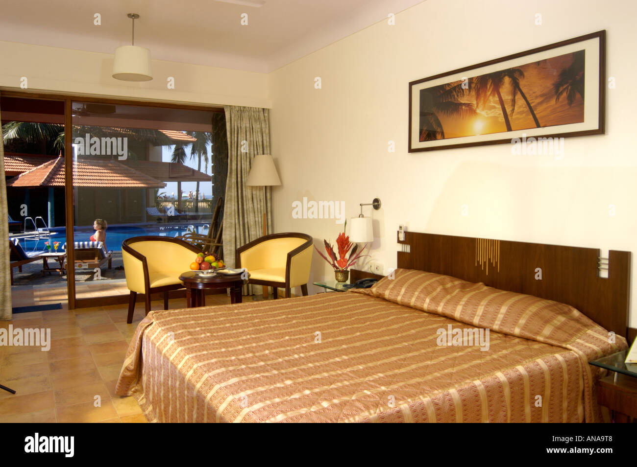 UDAY SAMUDRA BEACH RESORTS, KOVALAM, TRIVANDRUM Stock Photo - Alamy