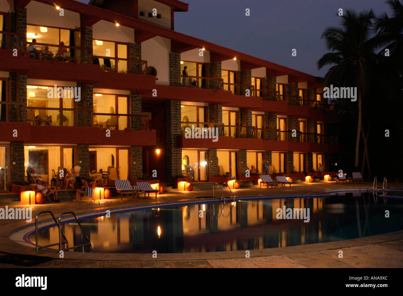 UDAY SAMUDRA BEACH RESORTS, KOVALAM, TRIVANDRUM Stock Photo - Alamy