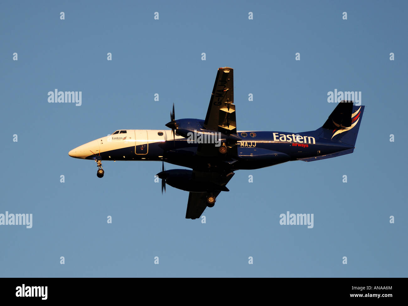 Eastern Airways BAe Jetstream aircraft approaching Birmingham ...