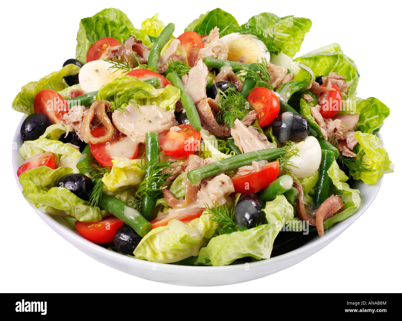 SALAD NICOISE,CUT OUT Stock Photo - Alamy