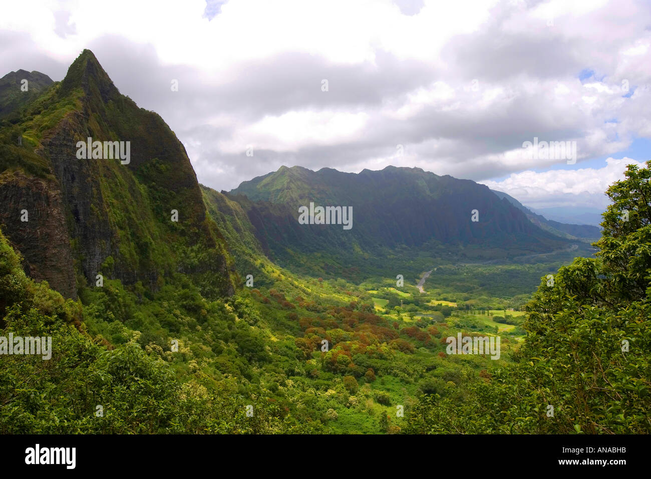 Pali Lookout, Oahu Hawaii Stock Photo - Alamy