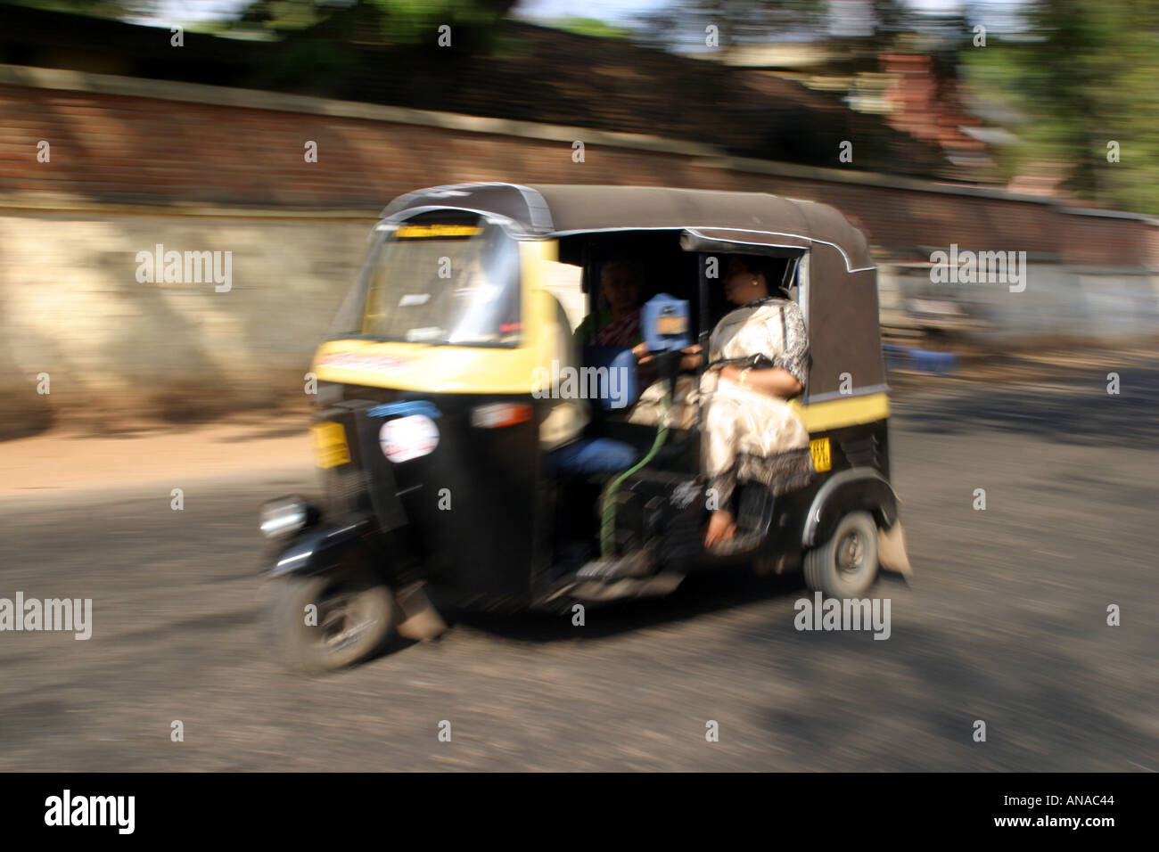 Auto rickshaw Thrissur Kerala South India Stock Photo - Alamy