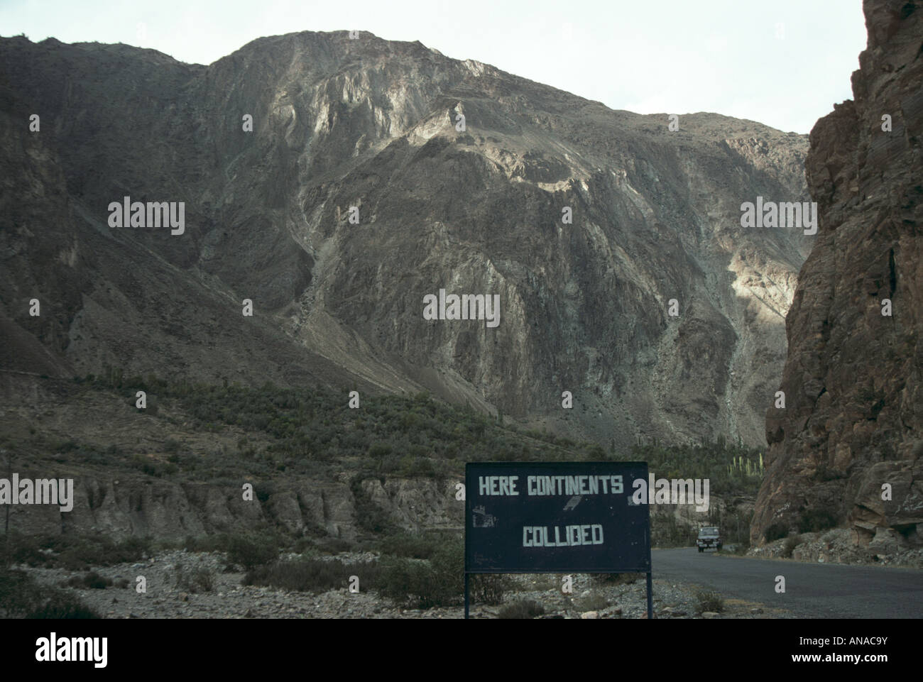 Pakistan Karimabad Hunza Village Mountains Stock Photo - Alamy