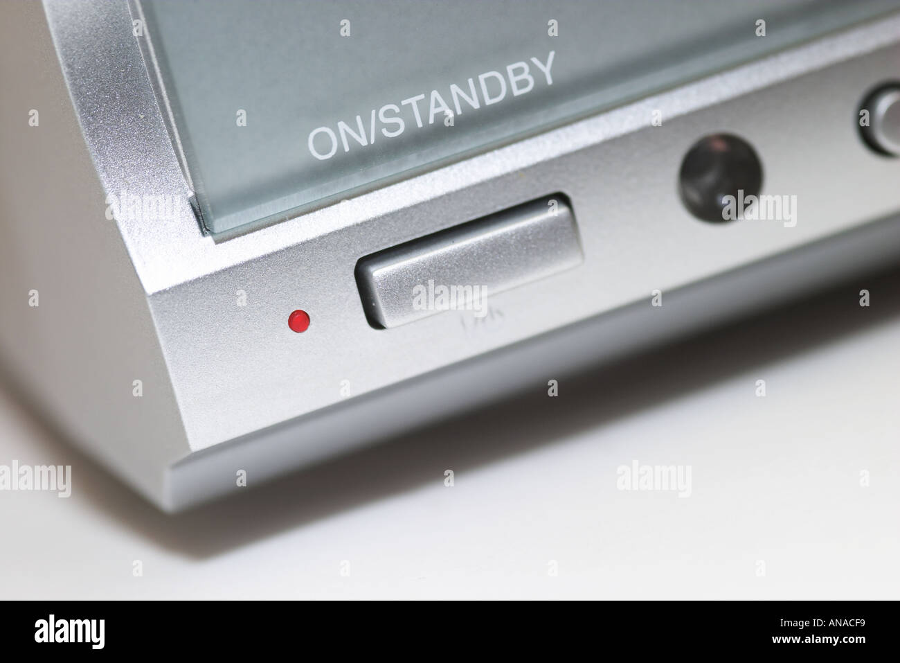 Electrical appliance standby power button Stock Photo - Alamy