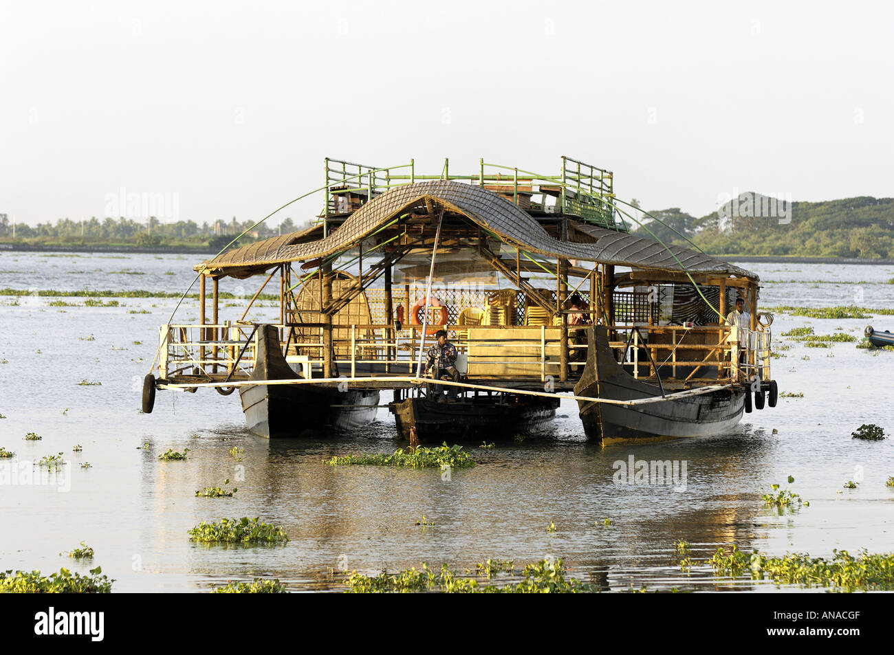 A large rice boat in Kerala Stock Photo - Alamy