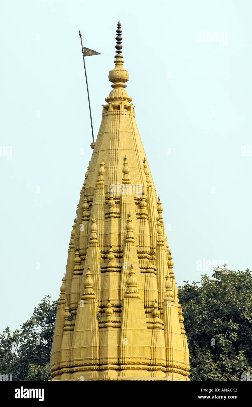 Temple spire at Sarnath, Varanasi Stock Photo - Alamy