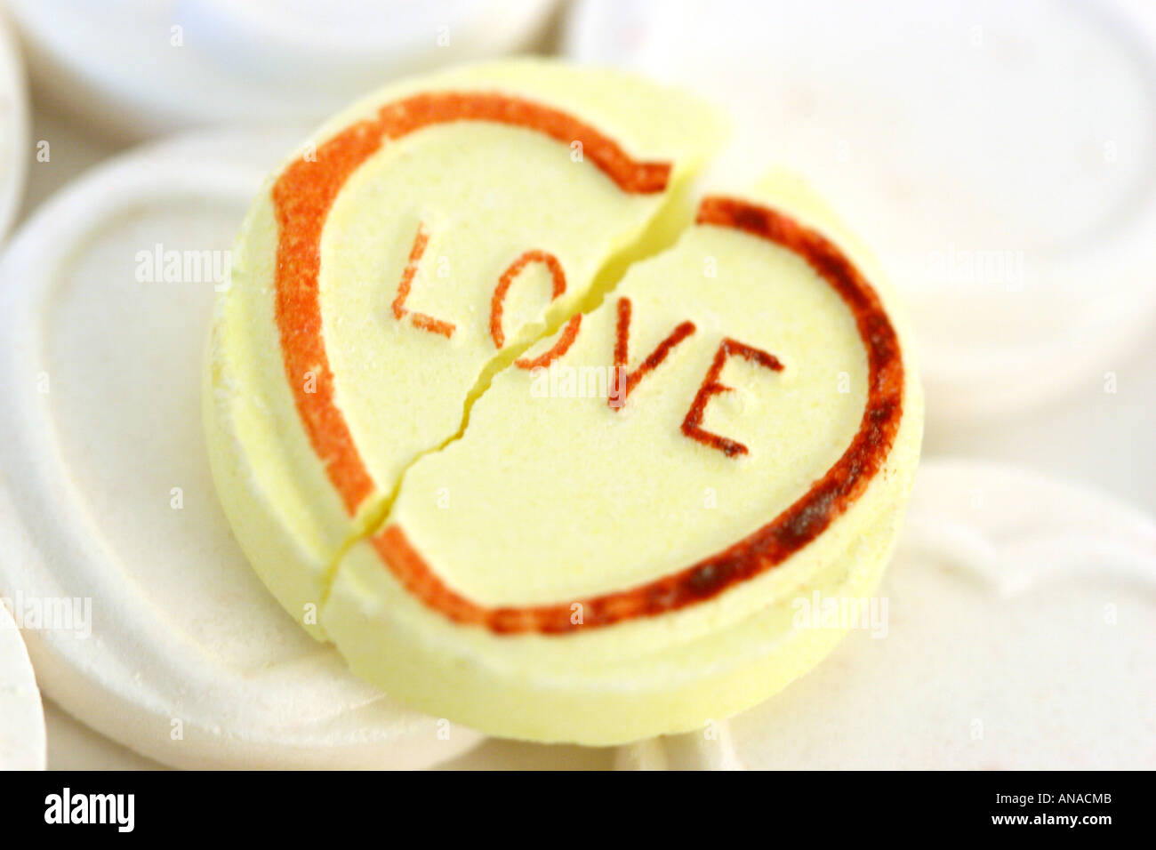 Sad love heart sweets hi-res stock photography and images - Alamy