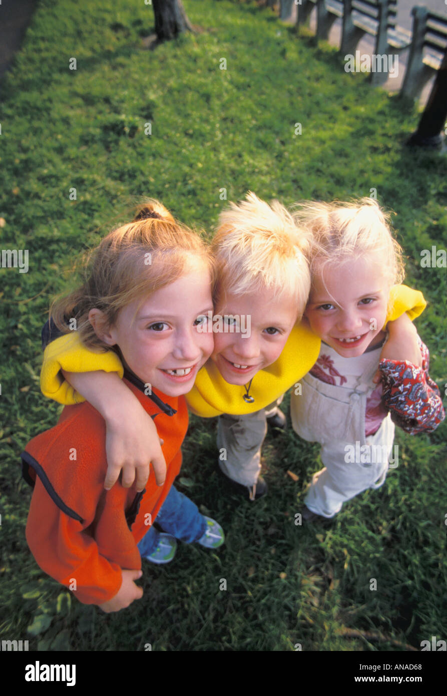 Children 3 kids Stock Photo - Alamy