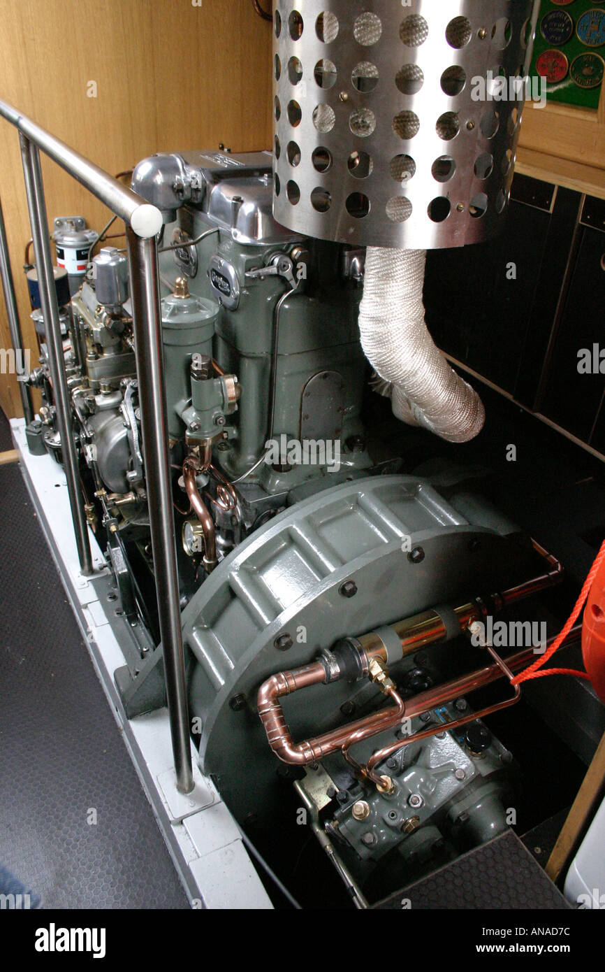 Diesel narrowboat engine hi-res stock photography and images - Alamy
