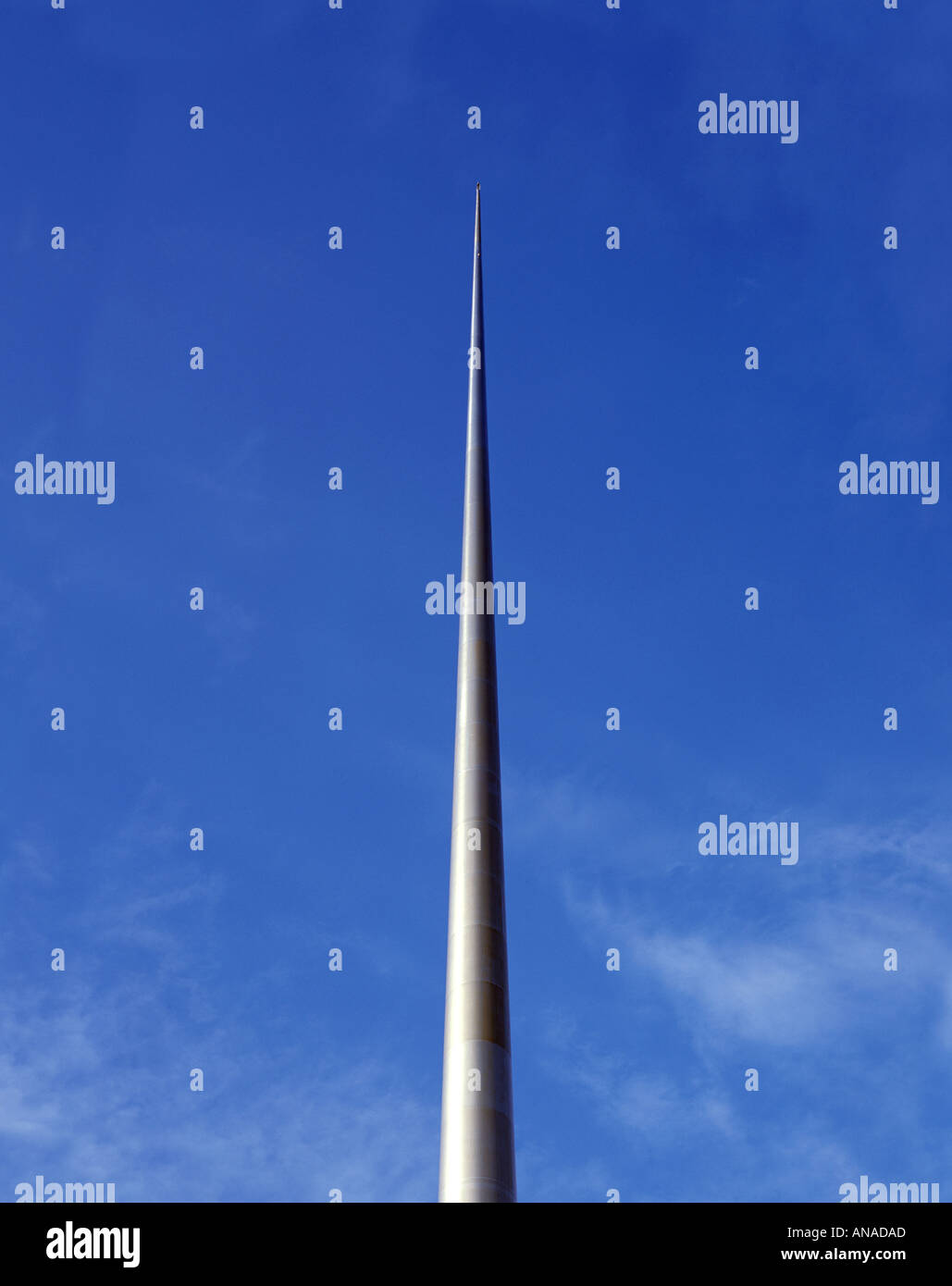 The controversial Spike monument on O Connell Street in the center of ...