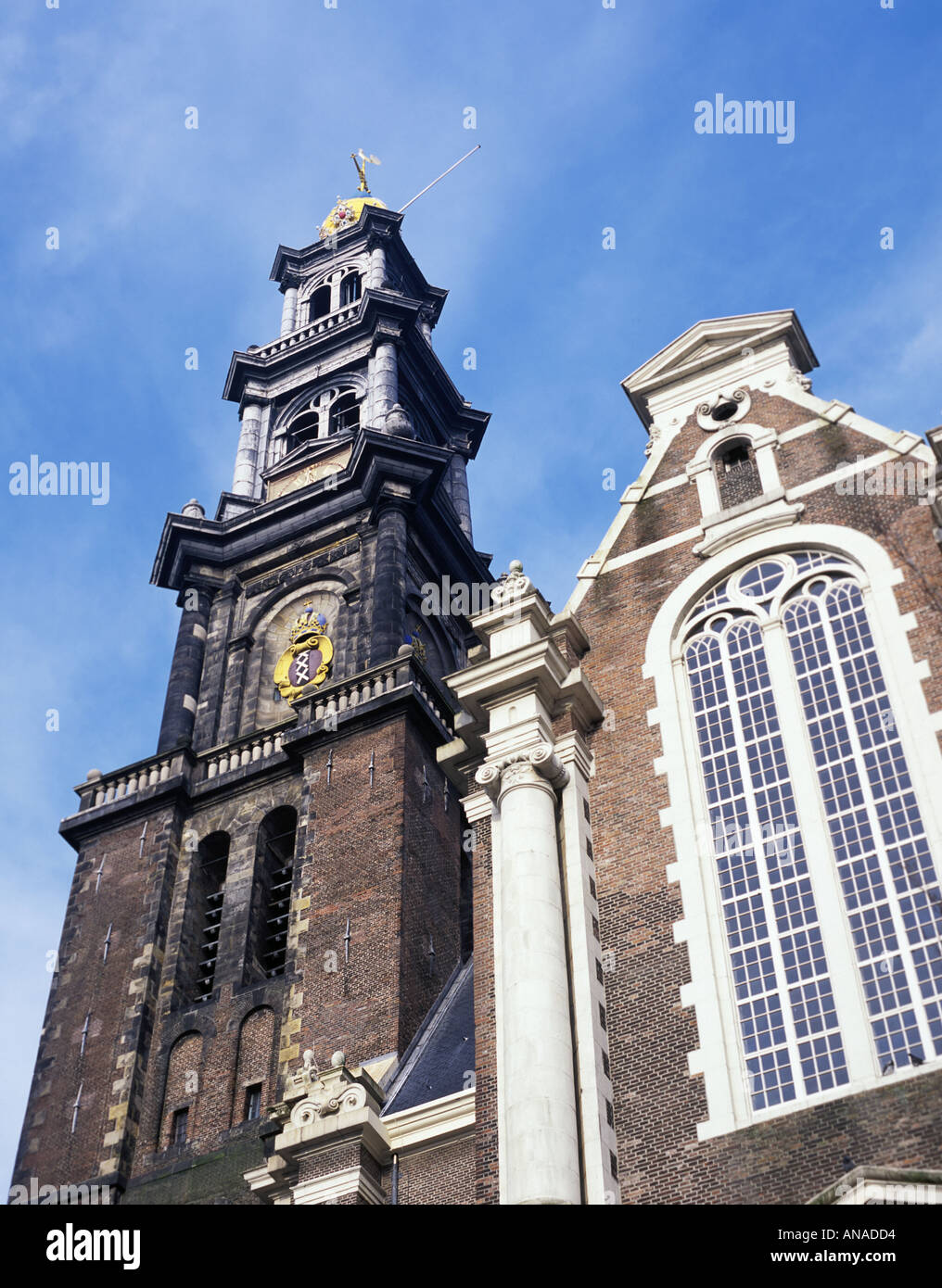 Westerkerk Hendrick de Keysers church in Amsterdam the Netherlands ...