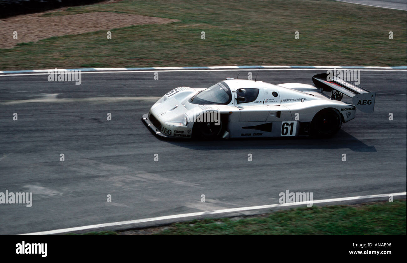 Winning Sauber Mercedes-Benz C9 endurance racing car at Brands Hatch ...