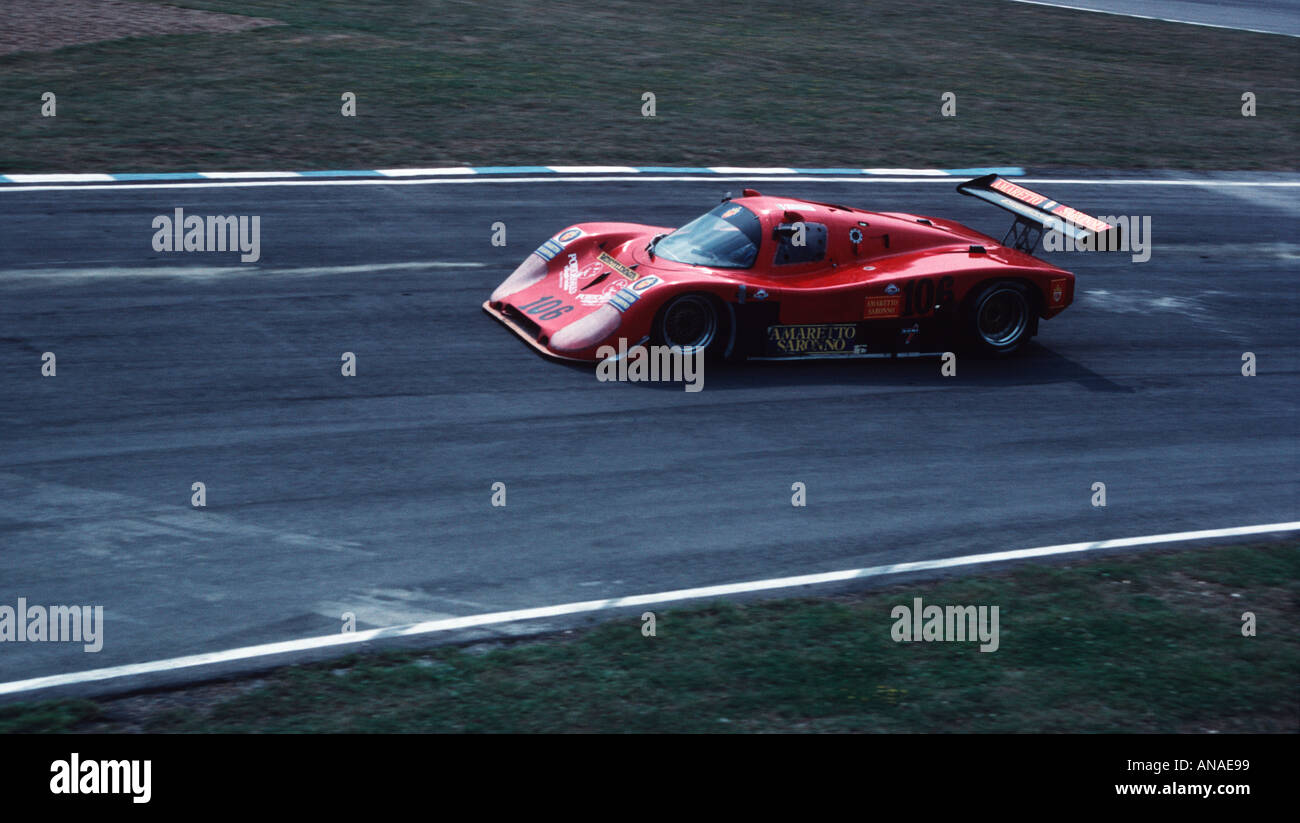 Tiga GC288 endurance racing car in the 1989 Brands Hatch Trophy 480km ...