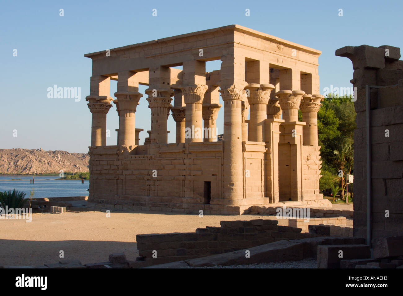 Temple of Isis at Philae in Aswan, Egypt Stock Photo - Alamy