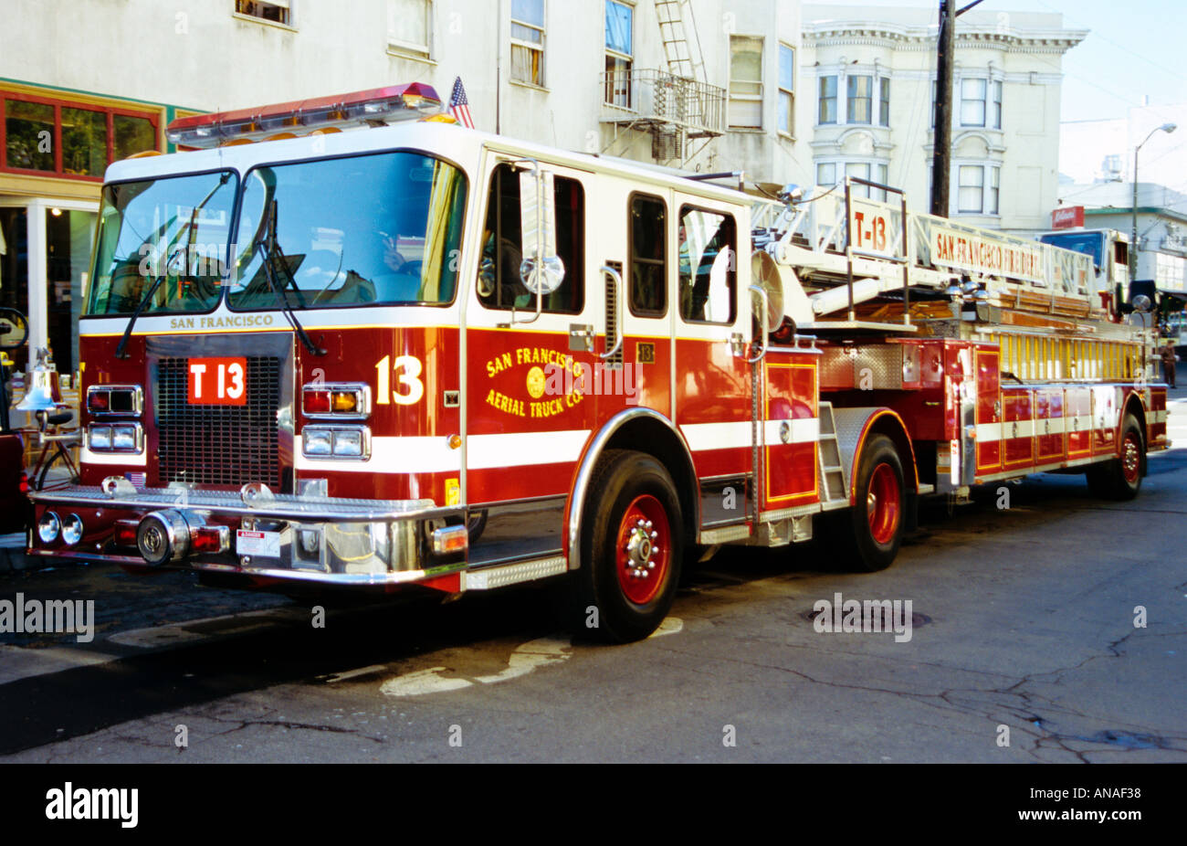 Aerial truck fire hi-res stock photography and images - Alamy
