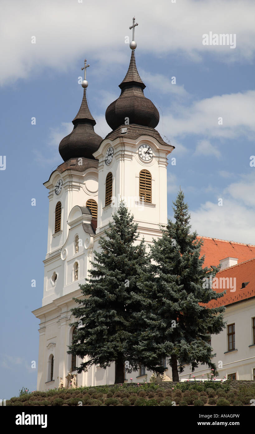 hungary balaton tihani church Stock Photo - Alamy