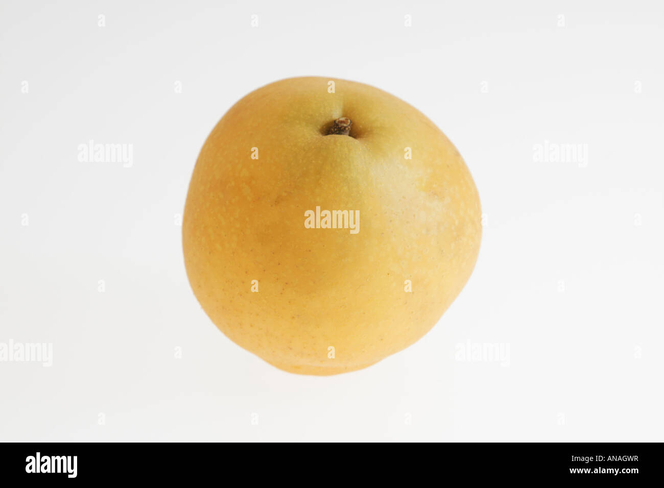 Chinese Pear On White Background In Studio Stock Photo - Alamy