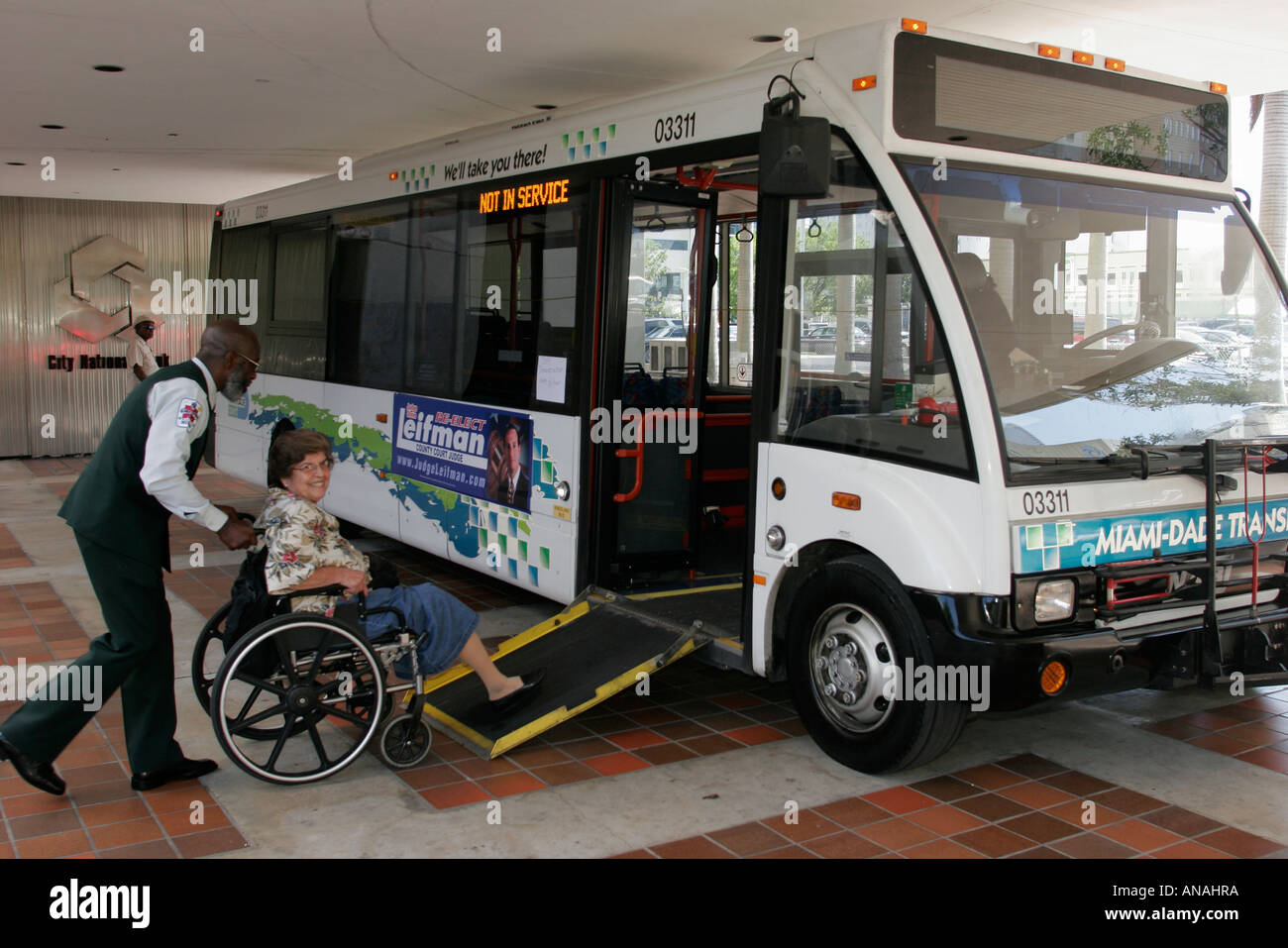Miami Florida,Disability Resource Fair,Miami Dade Transit bus,coach ...